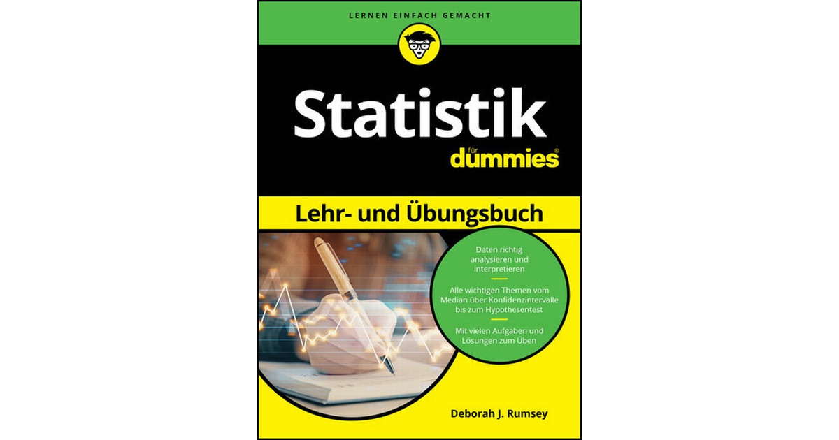 Statistik Lehr- und Übungsbuch für Dummies | Deborah J. Rumsey | 1 ...