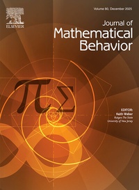 The Journal of Mathematical Behavior | Zeitschrift